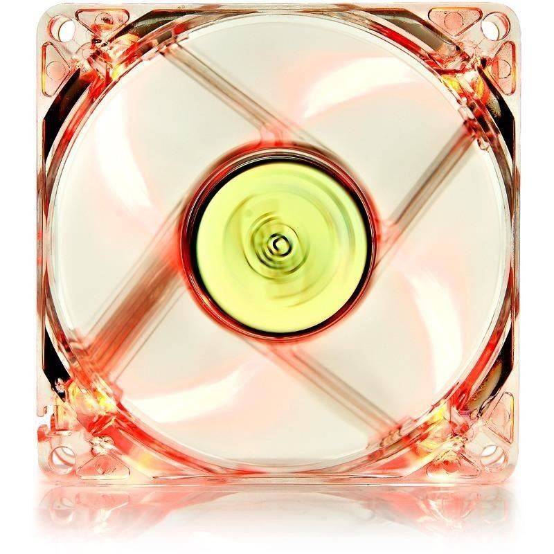 Ventilator Deepcool Xfan 80L/R Clear 80mm LED fan rosii rulmenti Hydro ...