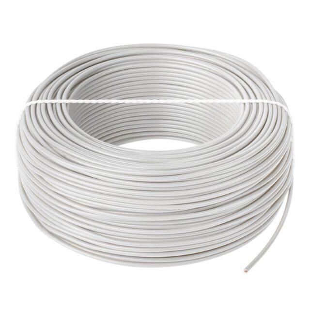 Cablu conductor flexibil LGY 1x1.0mm2 cupru H05V-K alb KAB0865