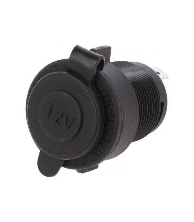 Adaptor mufa mama bricheta auto x1 neagra 20A de panou 12-24VDC SCI A13 ...