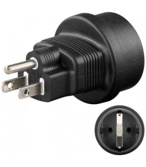 Adaptor priza Schuko - Japonia / USA Goobay | HABO.RO
