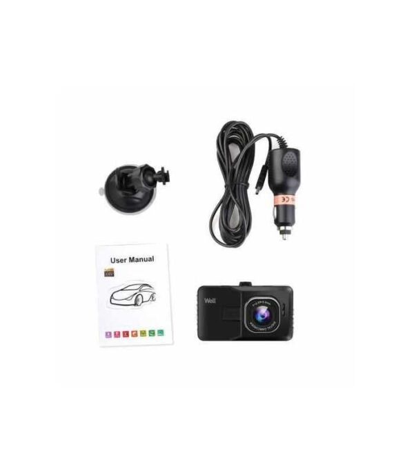 Camera auto Well Trace 1080p FHD 720p ecran 3" DVR-CAR-TRACE-WL