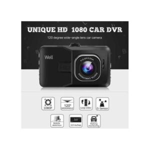 Camera auto Well Trace 1080p FHD 720p ecran 3" DVR-CAR-TRACE-WL