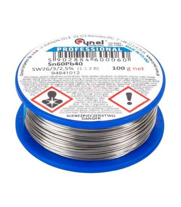 Fludor 0.9mm SN60 PB40 rola 100g CYNEL | HABO.RO