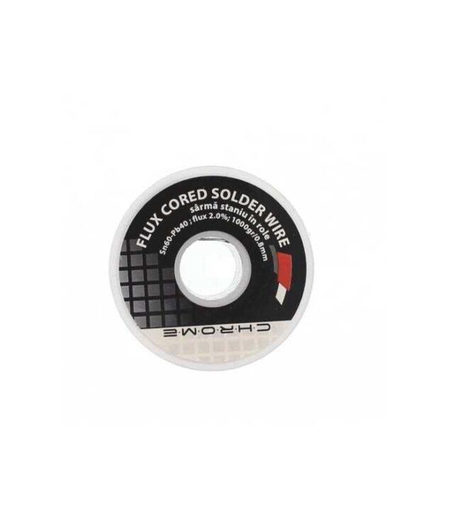 Fludor 1000gr 0.8mm Sn60 Pb40 flux 2% Chrome | HABO.RO