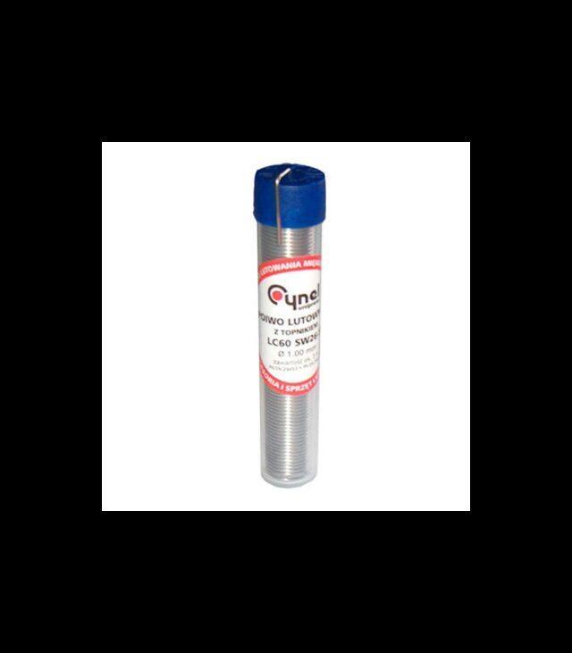 Fludor 1mm tub 3m 10gr Sn26/Pb40/Flux 2.5% Cynel