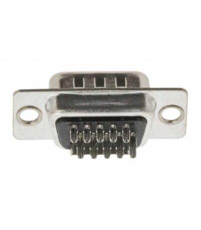 Mufa VGA tata 15 pini 3 randuri cu terminale de lipire CONNFLY
