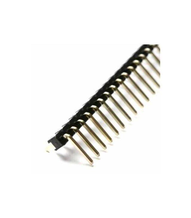 Sir Pini PCB Tata - Tata 2.54 mm 40 Pini x 1 rand 90 grade