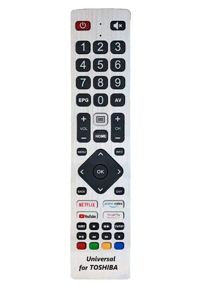 Telecomanda universala compatibila TV TOSHIBA 45 Keys (599) | HABO.RO