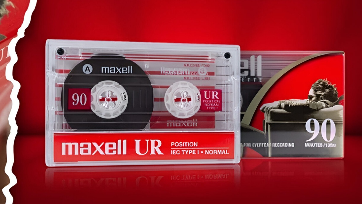 Caseta audio Maxell UR90 – 90 de minute de vibe retro